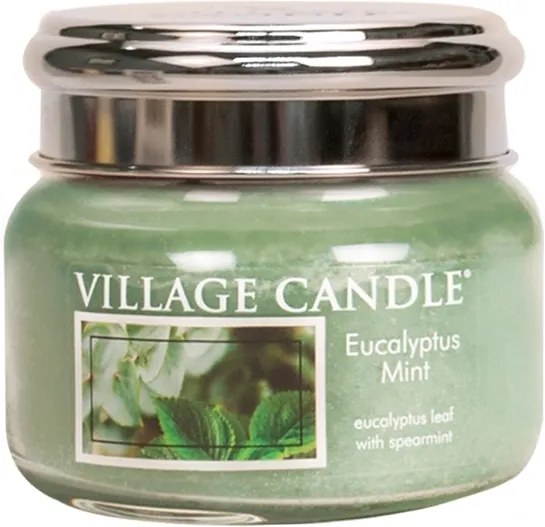 Village Candle Vonná svíčka ve skle, Eukalyptus a máta - Eucalyptus mint, 11oz