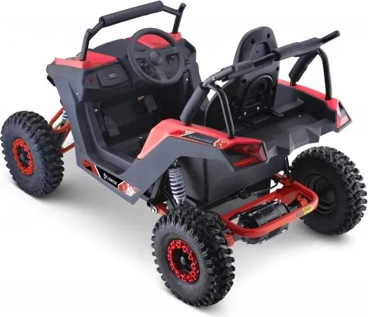 Leramotors Razor III Deluxe 1200W - dětská elektrická bugina,  červená