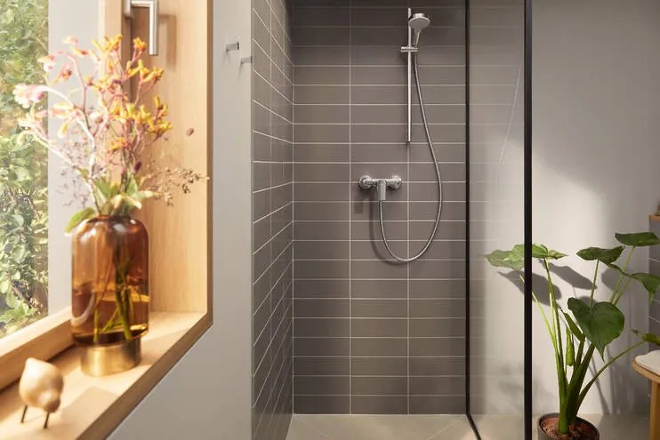 Hansgrohe Rebris E - Páková sprchová baterie na zeď, chrom 72650000