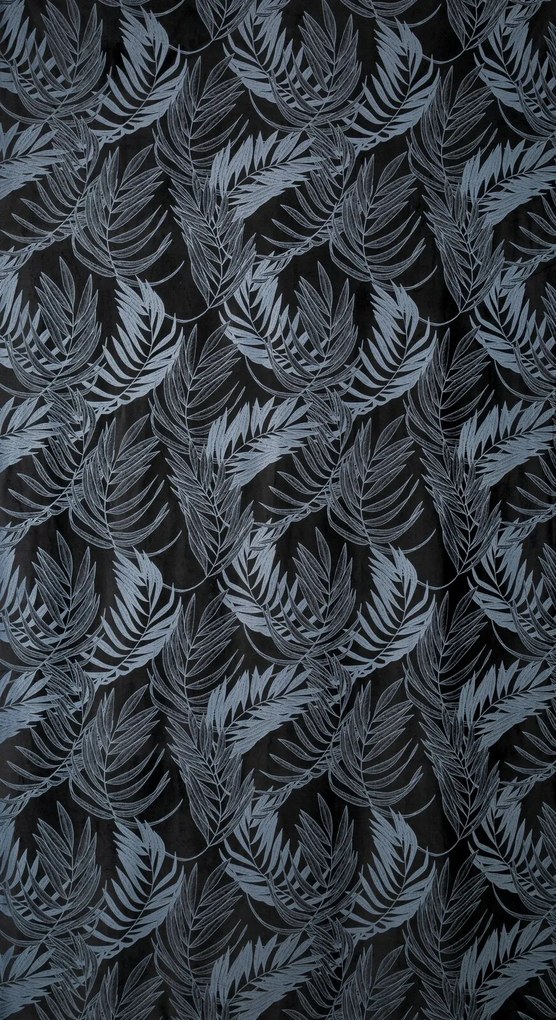 ZATEMŇOVACÍ ZÁVĚS NA KROUŽCÍCH VERA 140X250 CM LISTY