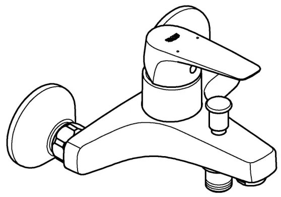 GROHE 23772000 - Vanová baterie START FLOW 150 mm lesklý chrom