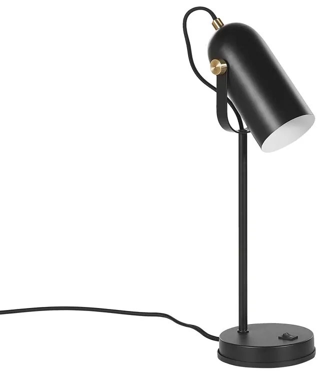 Stolní lampa černá TYRIA Beliani