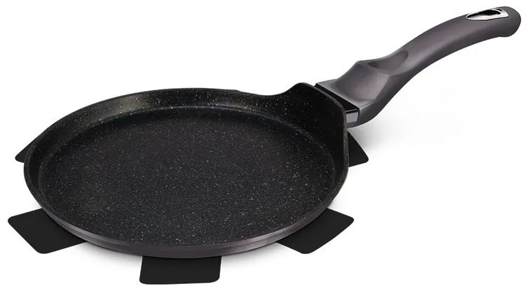 BERLINGERHAUS Pánev na palačinky s mramorovým povrchem 25 cm Carbon PRO Line BH-6902