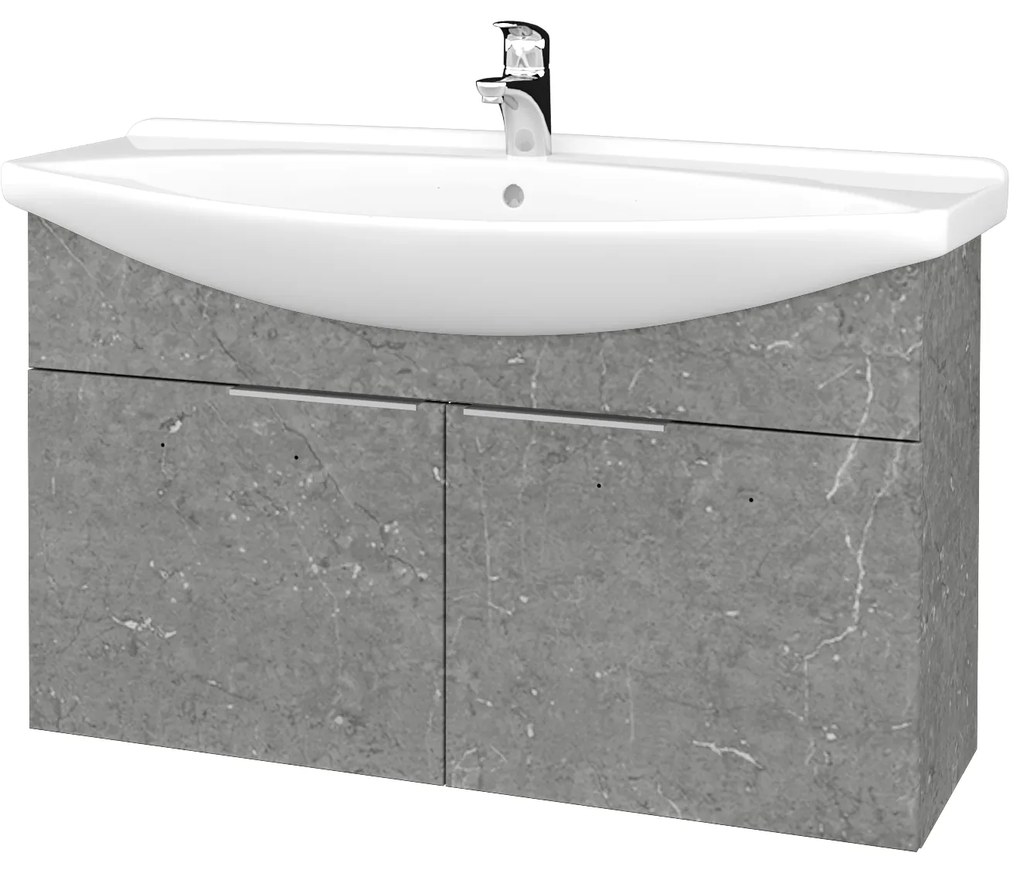 Dřevojas Koupelnová skříň TAKE IT SZD2 105 Varianta: N03 Graphite / Úchytka T03 / N03 Graphite