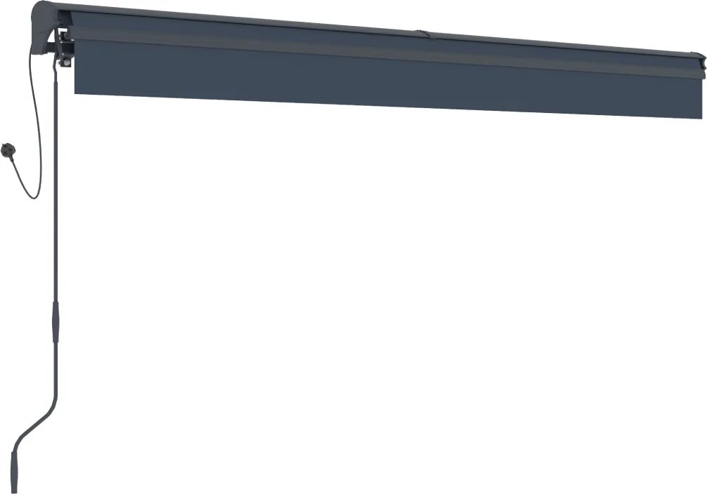 Elektrická markýza BestBerg BBSU-E395CG / 395 x 300 cm / šedá