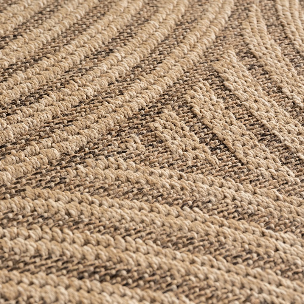 Ayyildiz, Kusový koberec Timber 1401 beige - na ven i na doma, 80x150, béžová, chodba / předsíň