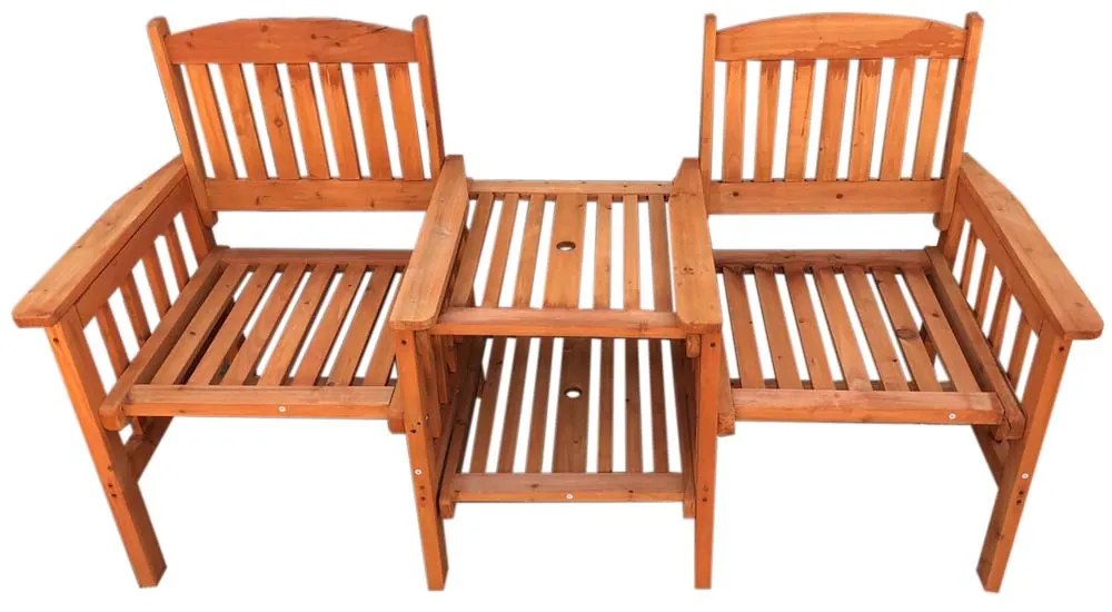 Dřevěná zahradní sestava pro 2 osoby
