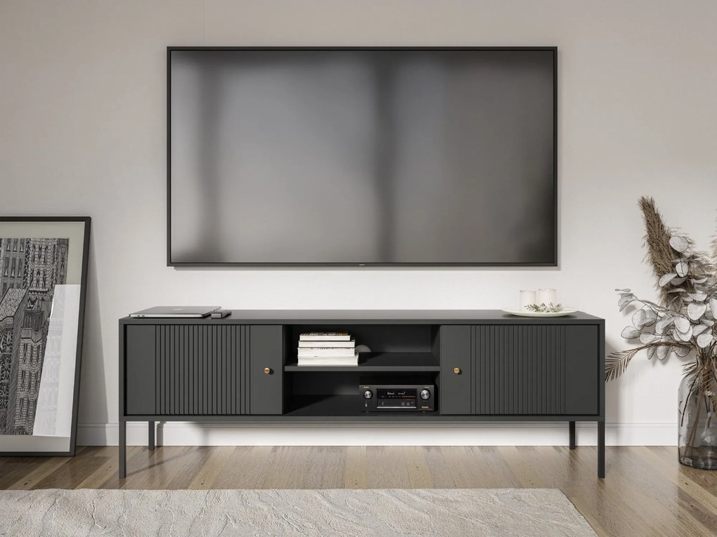 TV stolek Iseo I 154,5 cm černý