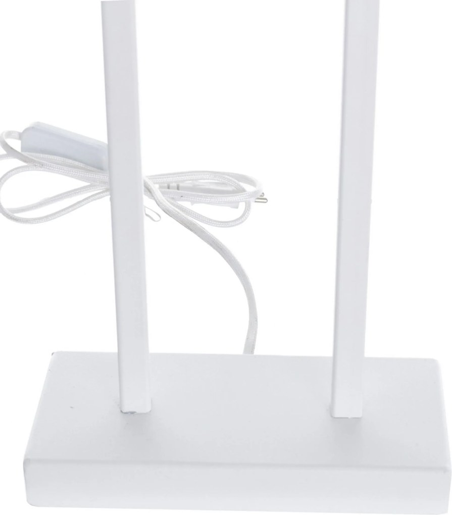 Stolní lampa White Parot 78cm