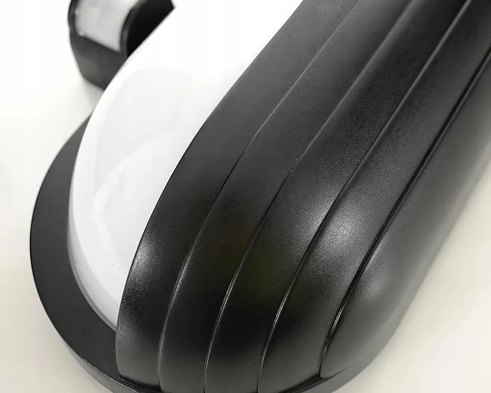 HADEX RIO venkovní nástěnné svítidlo s čidlem 1xE27/60W/230V/IP44, černá barva