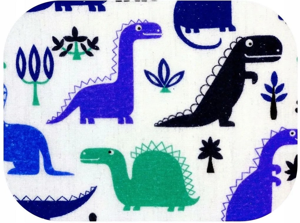 ATK Flanelová plena 50 x 60 cm Dinosauři