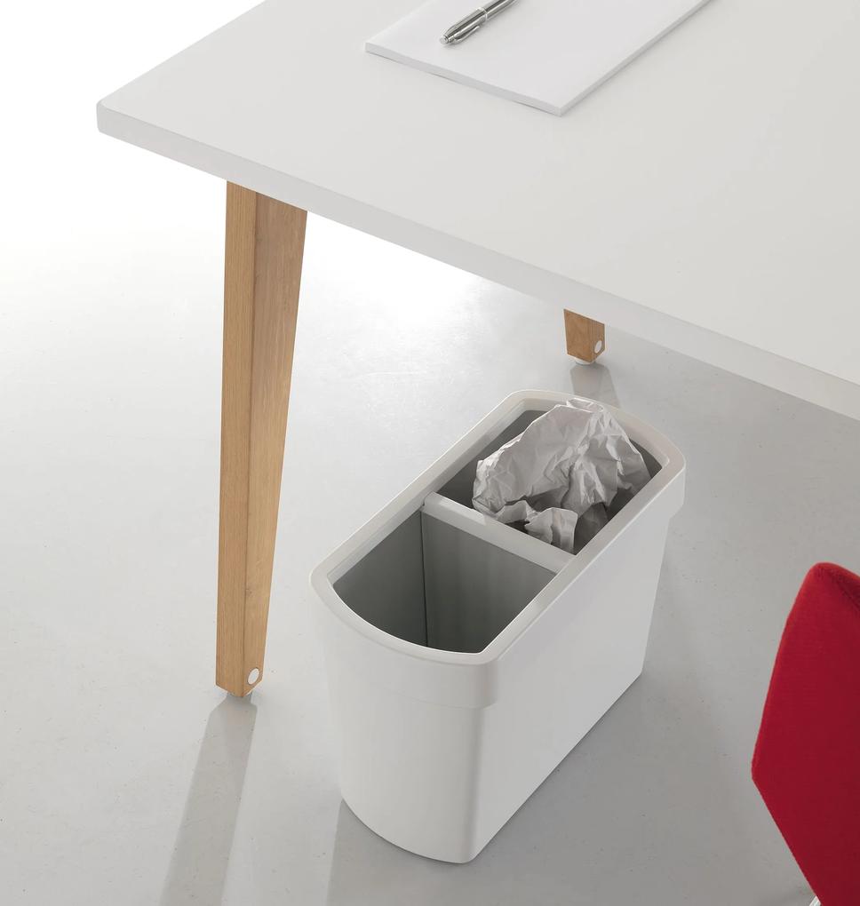 Odpadkový koš na tříděný odpad do kanceláře Caimi Brevetti Divido 20 L, šedý
