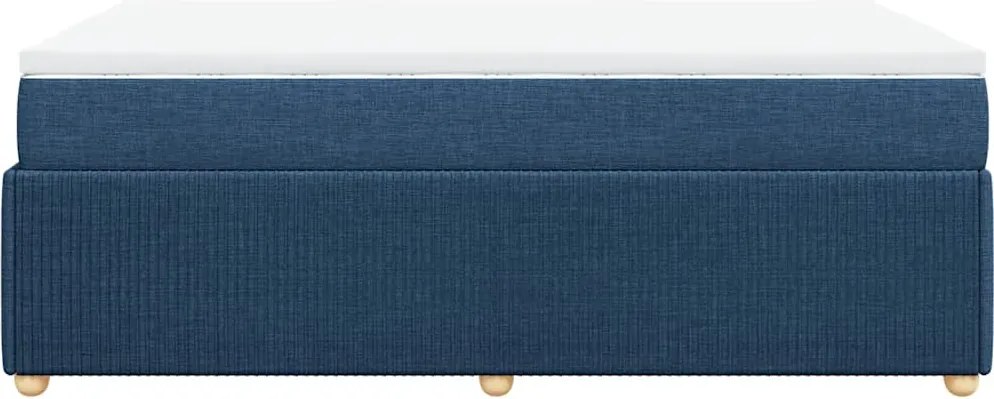 Box spring postel s matrací černá 120x190 cm textil 3285559