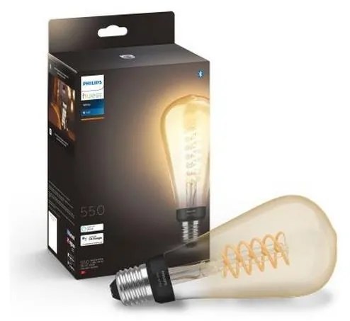 Philips LED Stmívatelná žárovka Philips Hue WHITE FILAMENT ST72 E27/7W/230V 2100K P5184