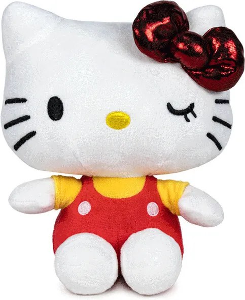Plyšák Hello Kitty - Anniversary 32 cm červená