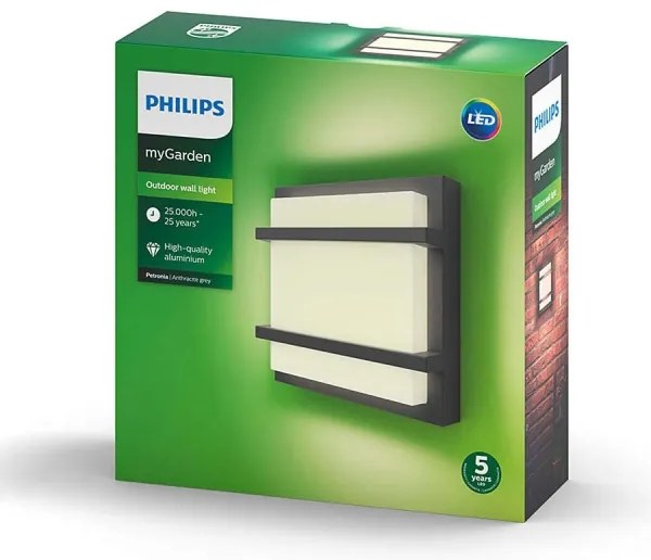 Philips 17394/93/P0 - LED Venkovní nástěnné svítidlo PETRONIA LED/12W IP44