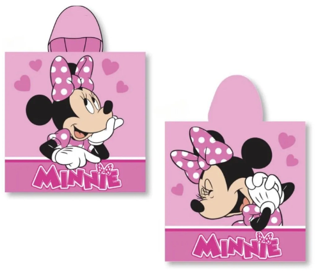 Dětské pončo MINNIE MOUSE 55x110cm Faro