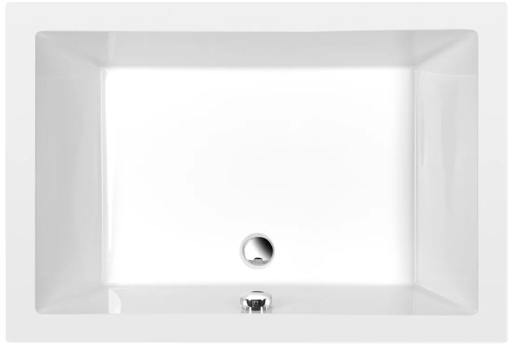 Polysan DEEP hluboká sprchová vanička s konstrukcí, obdélník 110x75x26cm, bílá 72884
