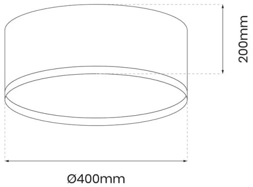 LED Stropní svítidlo RONDO LED/18W/230V černá