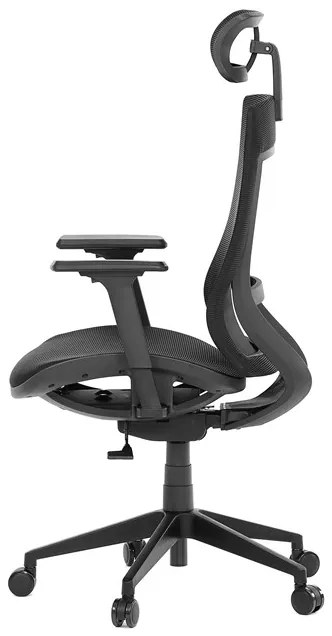 Ergonomická kancelářská židle MERADI - černá síťovina Barva: černá