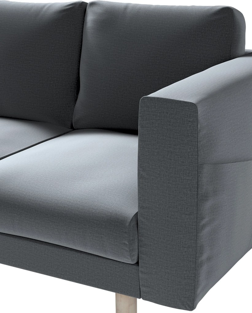 Potah na pohovku IKEA Norsborg 3-místná barva šedá látka sametová