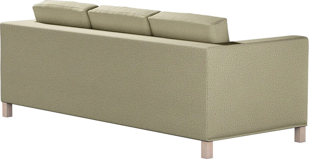 Potah na pohovku IKEA Karlanda 3-místná nerozkládací, krátký barva béžová látka pletený vzor