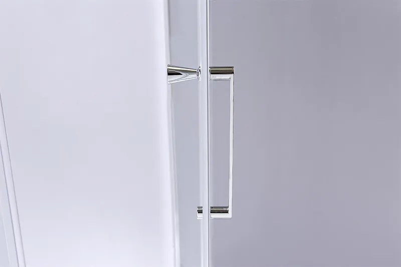 BPS-koupelny Pětiúhelníkový sprchový kout KZ91B 90x90 chrom/transparent - bez vaničky