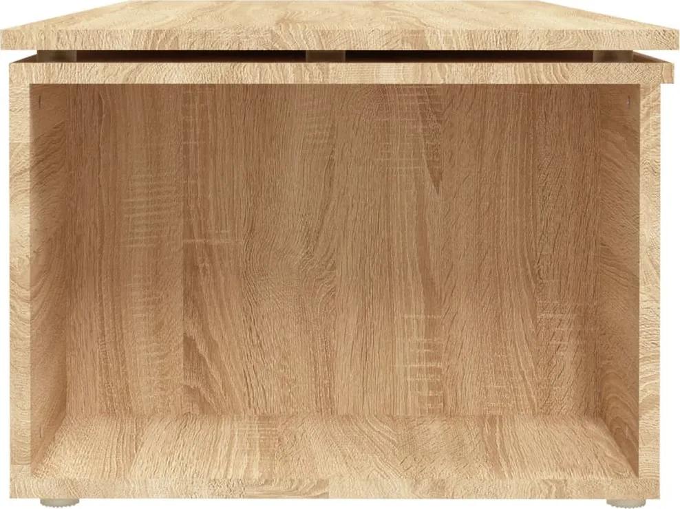 vidaXL Konferenční stolek 150x50x35 cm kompozitní dřevo [801340] Barva: Šedá