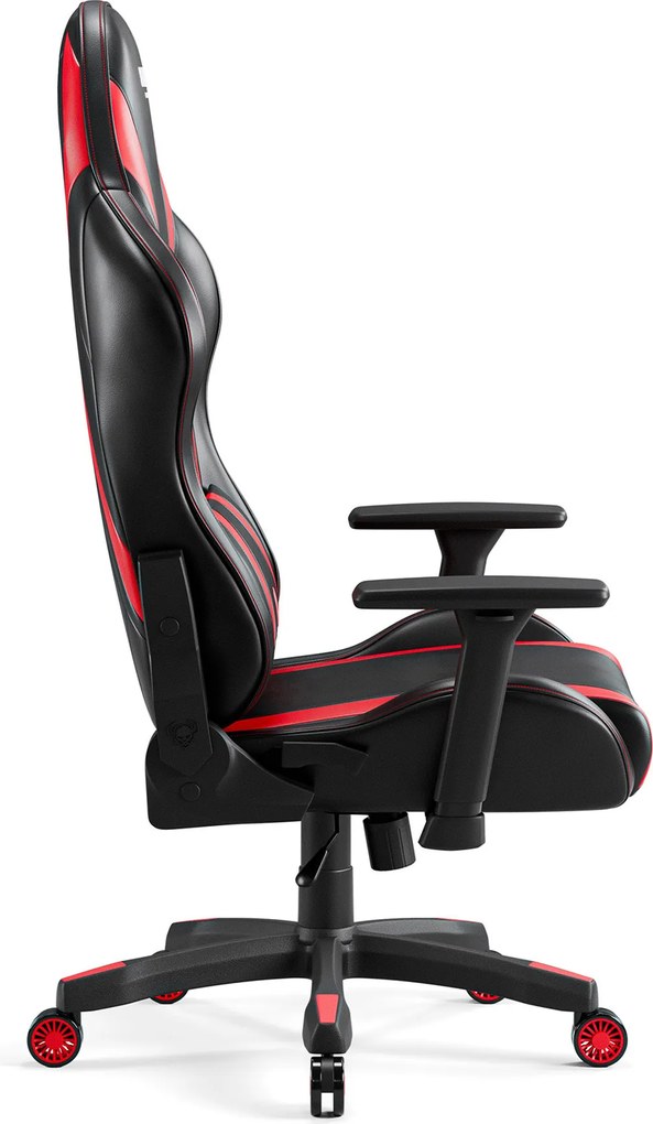 Herní židle z ekokůže Normal Size, černý-červený: Diablo X-Horn 2.0