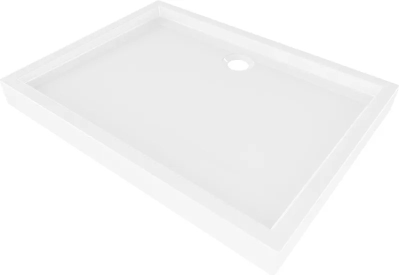 Mexen Flow+ obdélníková sprchová vanička 110 x 80 cm, bílý lesk - 46R108011H