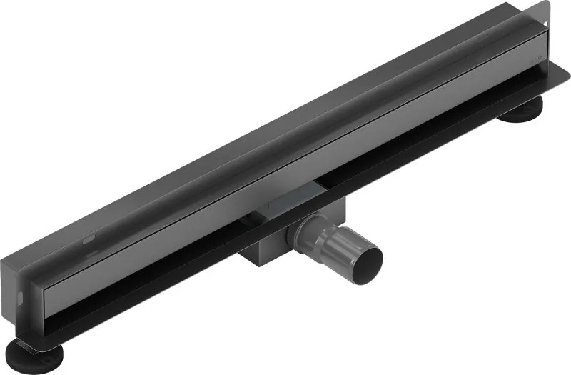 Mexen Flat Wall lineární nástěnný odtok 2v1 60 cm, gun gray kartáčovaný - 1E30060