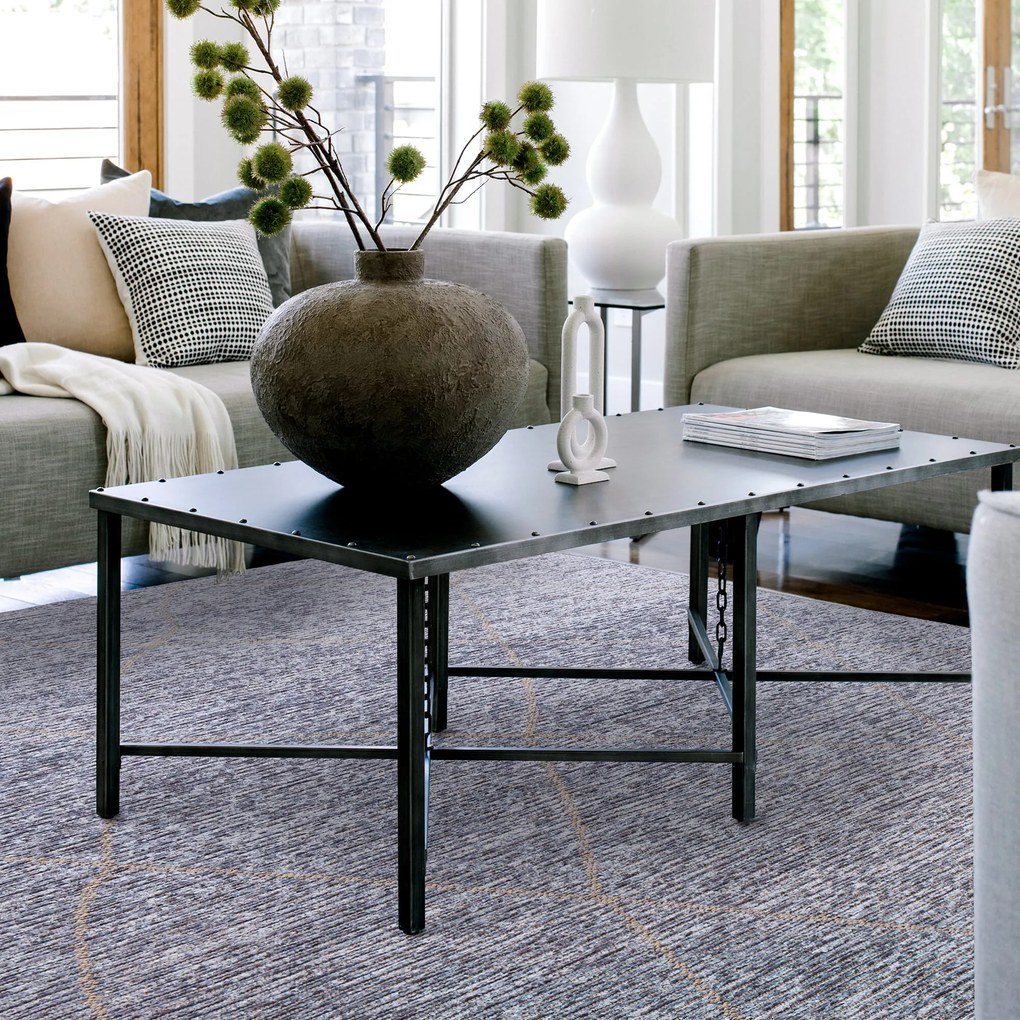 Tribeca Design Kusový koberec Fugali Blue Rozměry: 120x170 cm