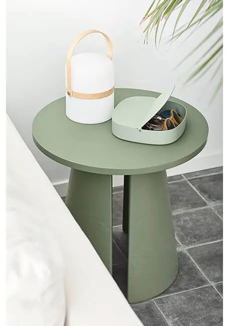 Odkládací stolek cep zelený 50 x 50 MUZZA
