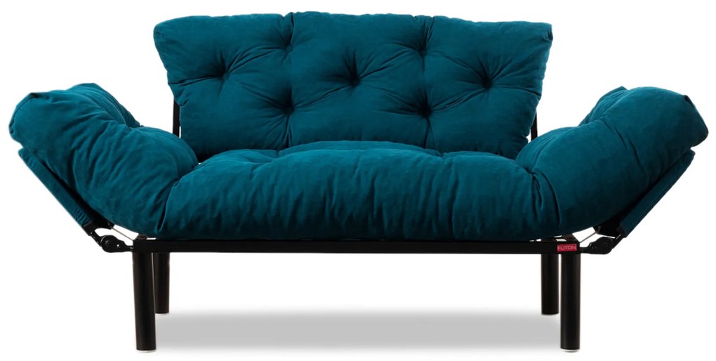 Atelier del Sofa 2-místná pohovka Nitta - Petrol Blue, Modrá