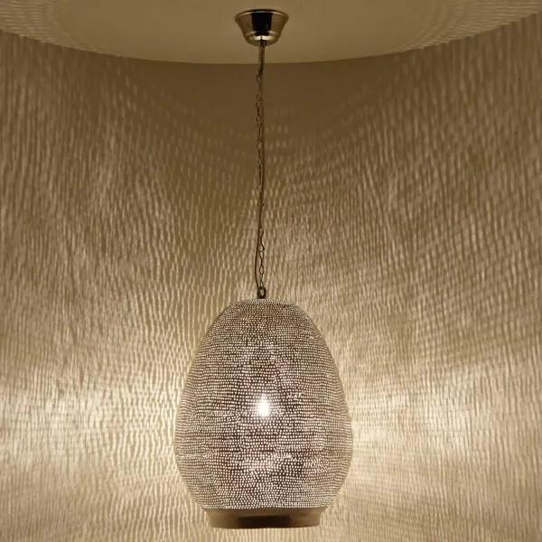 Luxusní stříbrná lampa Maskatta