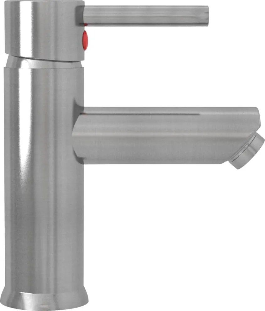vidaXL Koupelnová umyvadlová vodovodní baterie 130 x 176 mm [149069] Barva: Stříbrná