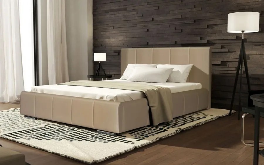 Casarredo Čalouněná postel CAVALLI 160x200 béžová