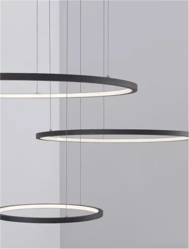 Závěsné LED svítidlo NOVA LUCE PURPLE 80W 3000K 9210312 stmívatelné Triac