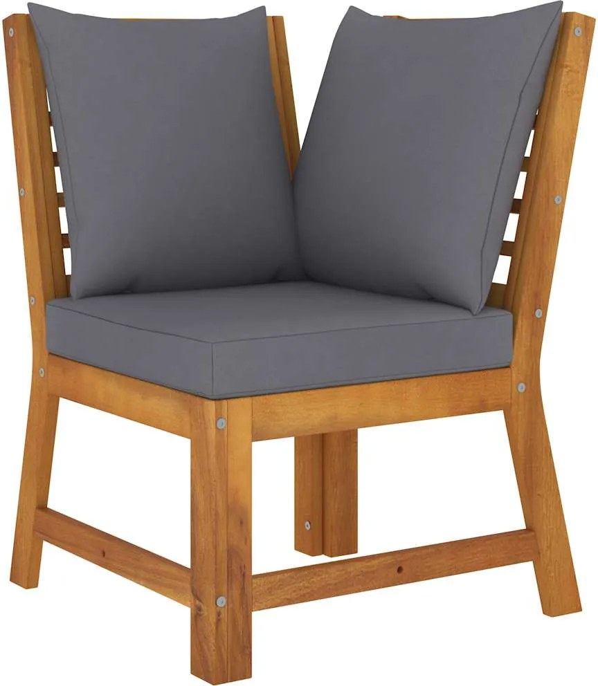 4dílná zahradní sedací souprava s poduškou masivní akácie 3057776