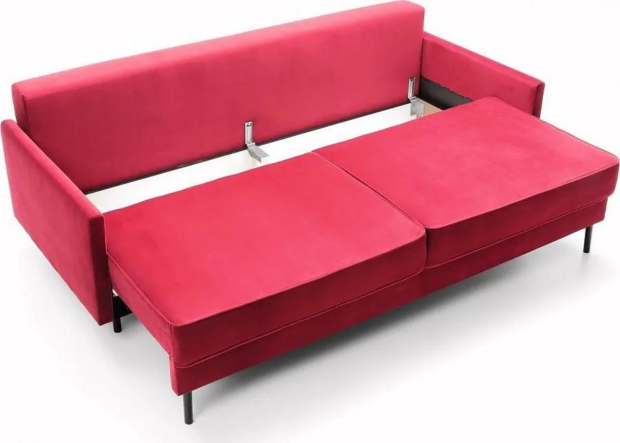 Casarredo - Komfort nábytek Rozkládací pohovka AZULO látka Riviera 100, nohy černé