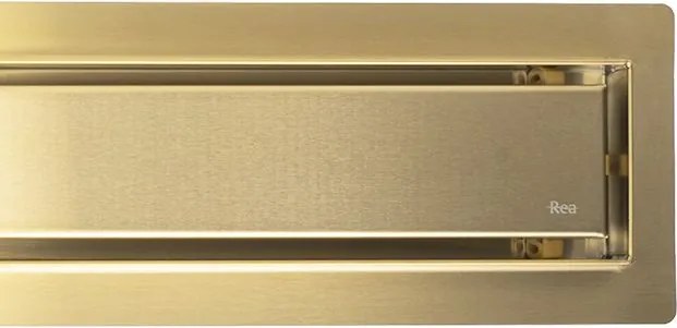 Rea Neox Pro, odtokový sprchový žlab 60cm, zlatá matná, REA-G2701