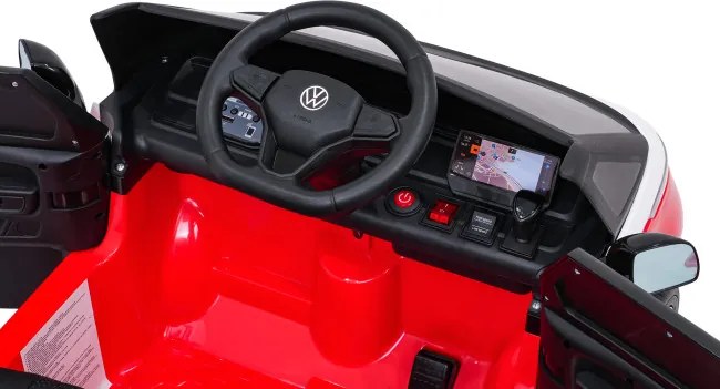 Elektrické autíčko Volkswagen ID BUZZ červené