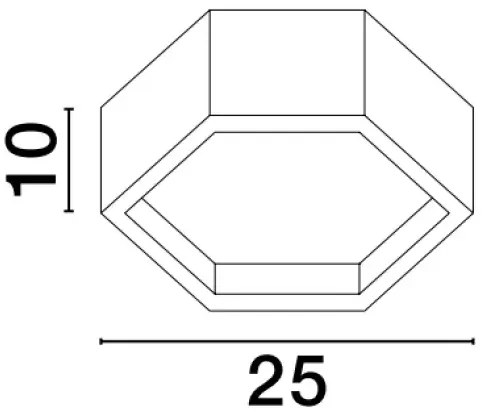 Designové stropní svítidlo Samba 10 bílé