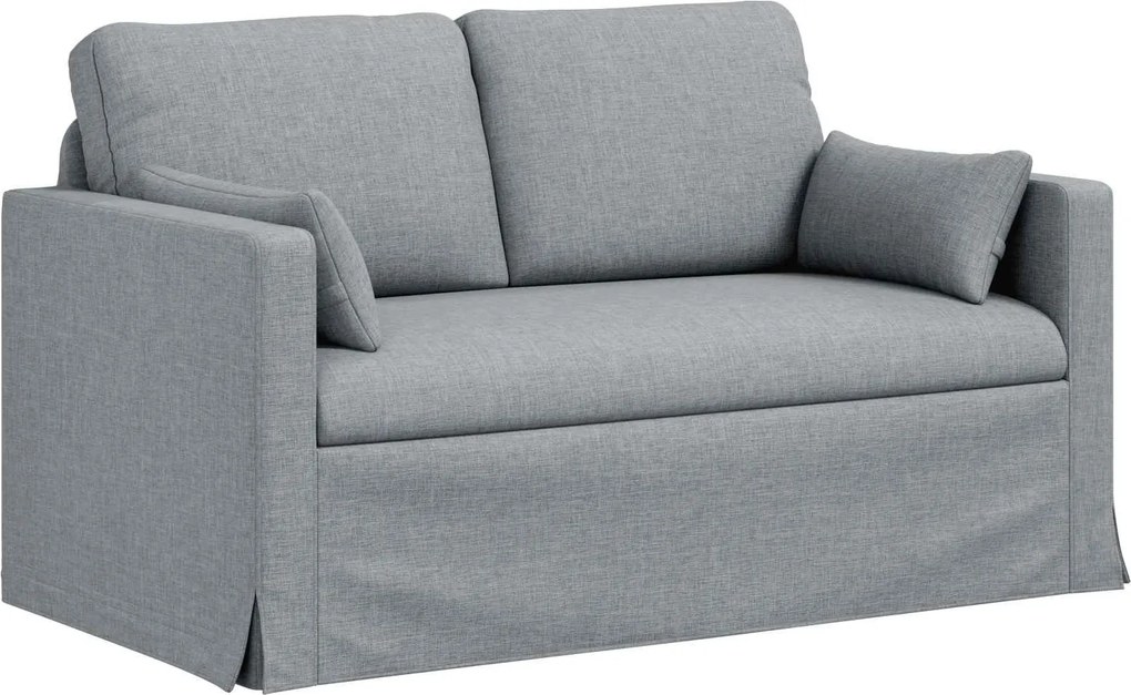 Set pohovek 2 ks Světle šedá textil 3407493