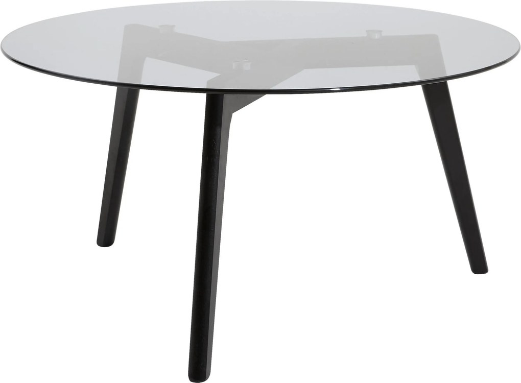 XXXLutz KONFERENČNÍ STOLEK, šedá, černá, dřevo, sklo, 90/90/45 cm Carryhome - Konferenční stolky - 001909000304