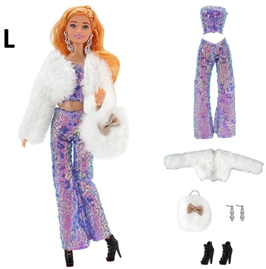 Šatičky pro panenku Barbie (30 cm) Varianta: L