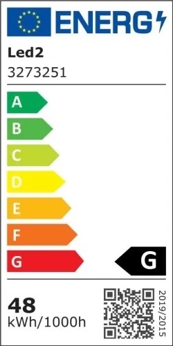 Závěsné LED svítidlo LED2 BELLA SLIM 58cm bílé 48W 3000K/4000K 3273251