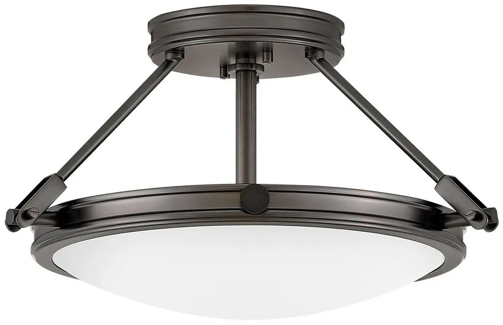 Elstead Hinkley COLLIER SF-S-BX - černý stropní lustr 3xE14