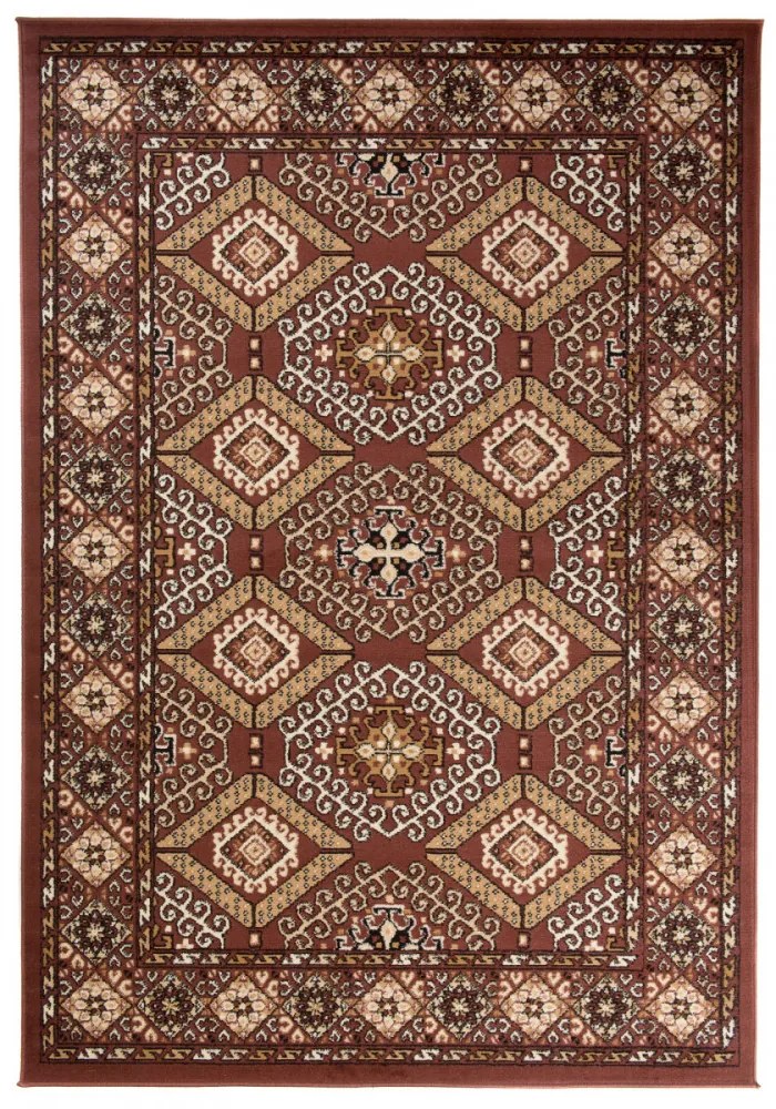 Kusový koberec PP Don hnědý, Velikosti 120x170cm