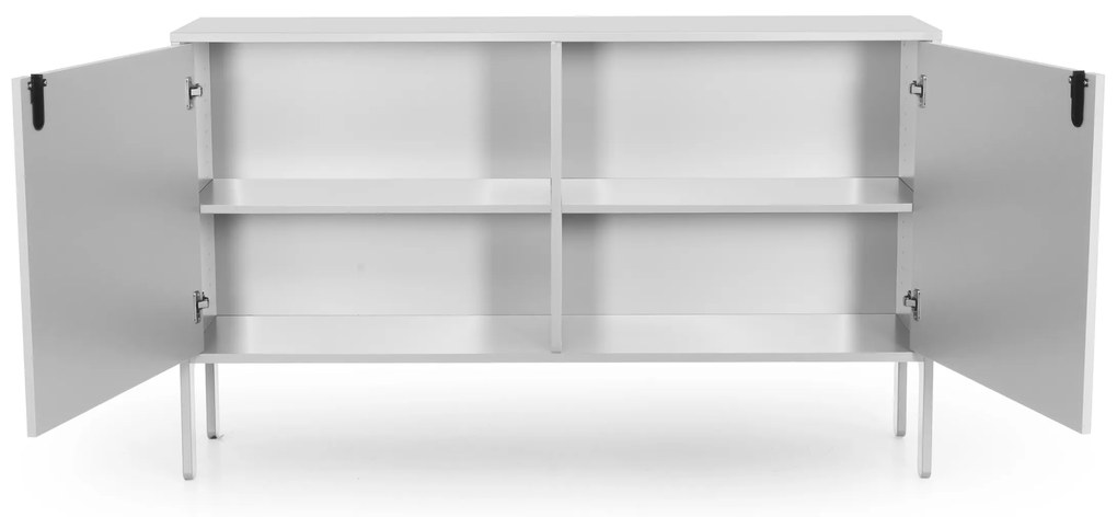 TENZO Dřevěná komoda UNO 148cm bílá 9008554001